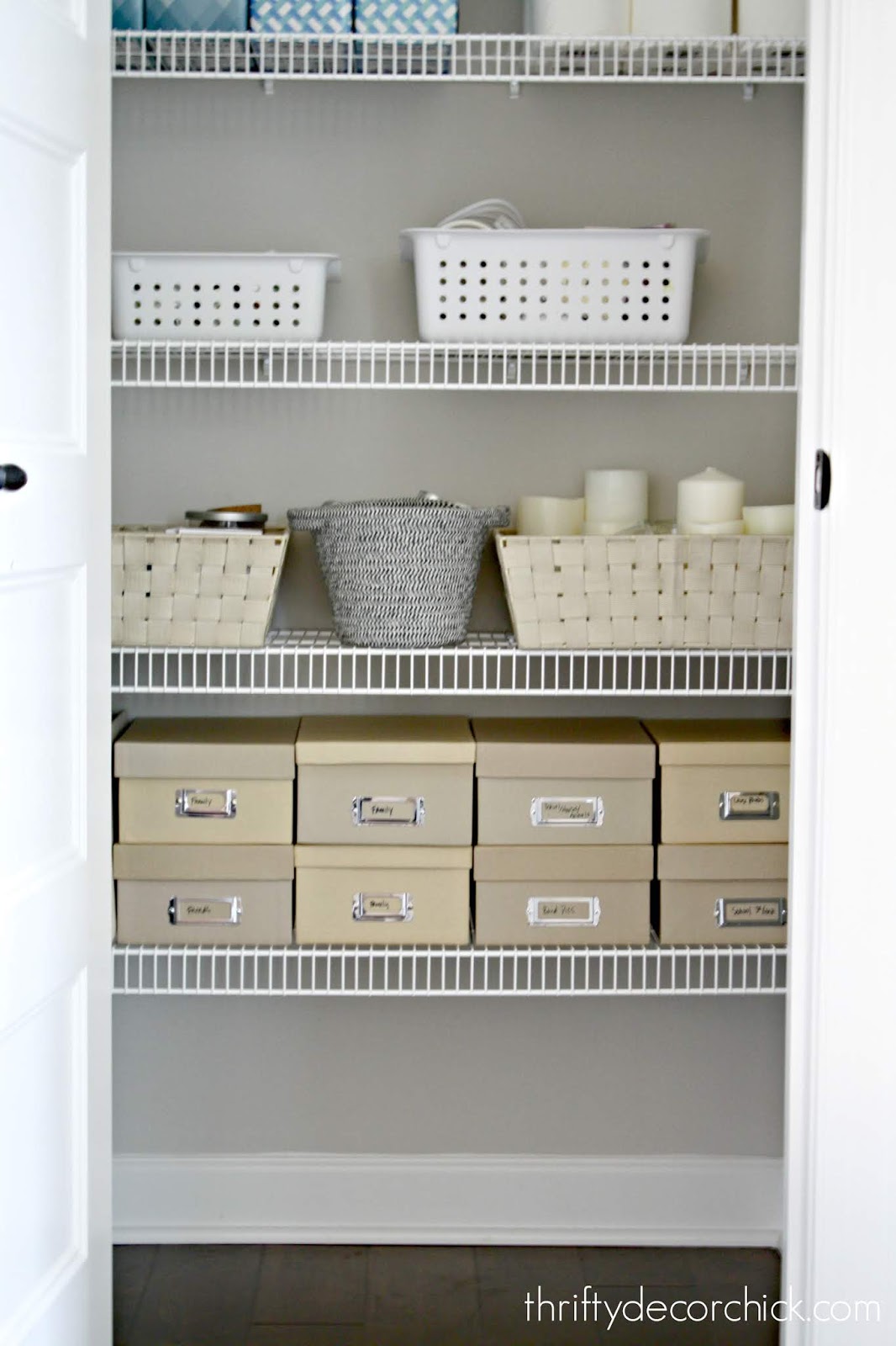 My top 10 organizing hacks & projects | Thrifty Decor Chick | Thrifty ...