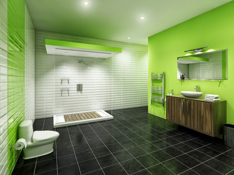 Tile color ideas - 50 great options for the Bathroom | Bathroom Design