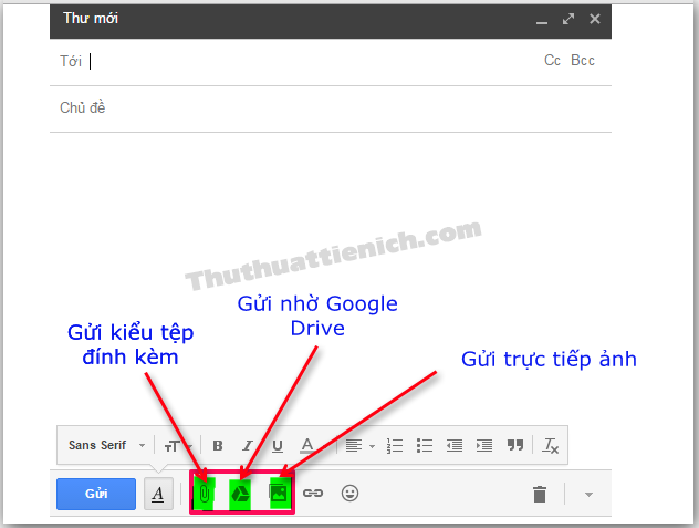 GỬI NHIỀU ẢNH QUA GMAIL - Gia đình Cụ Quang