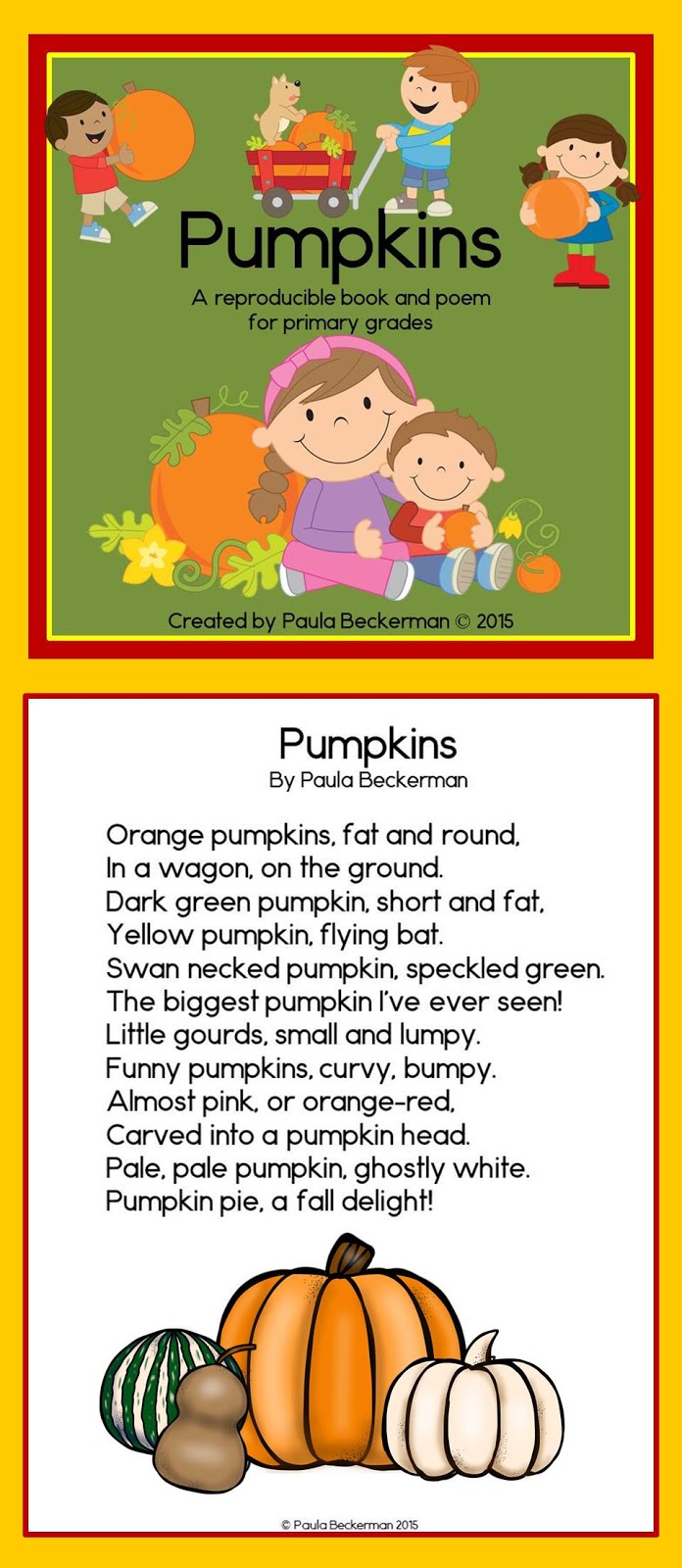 Paula's Primary Classroom: Big Pumpkin