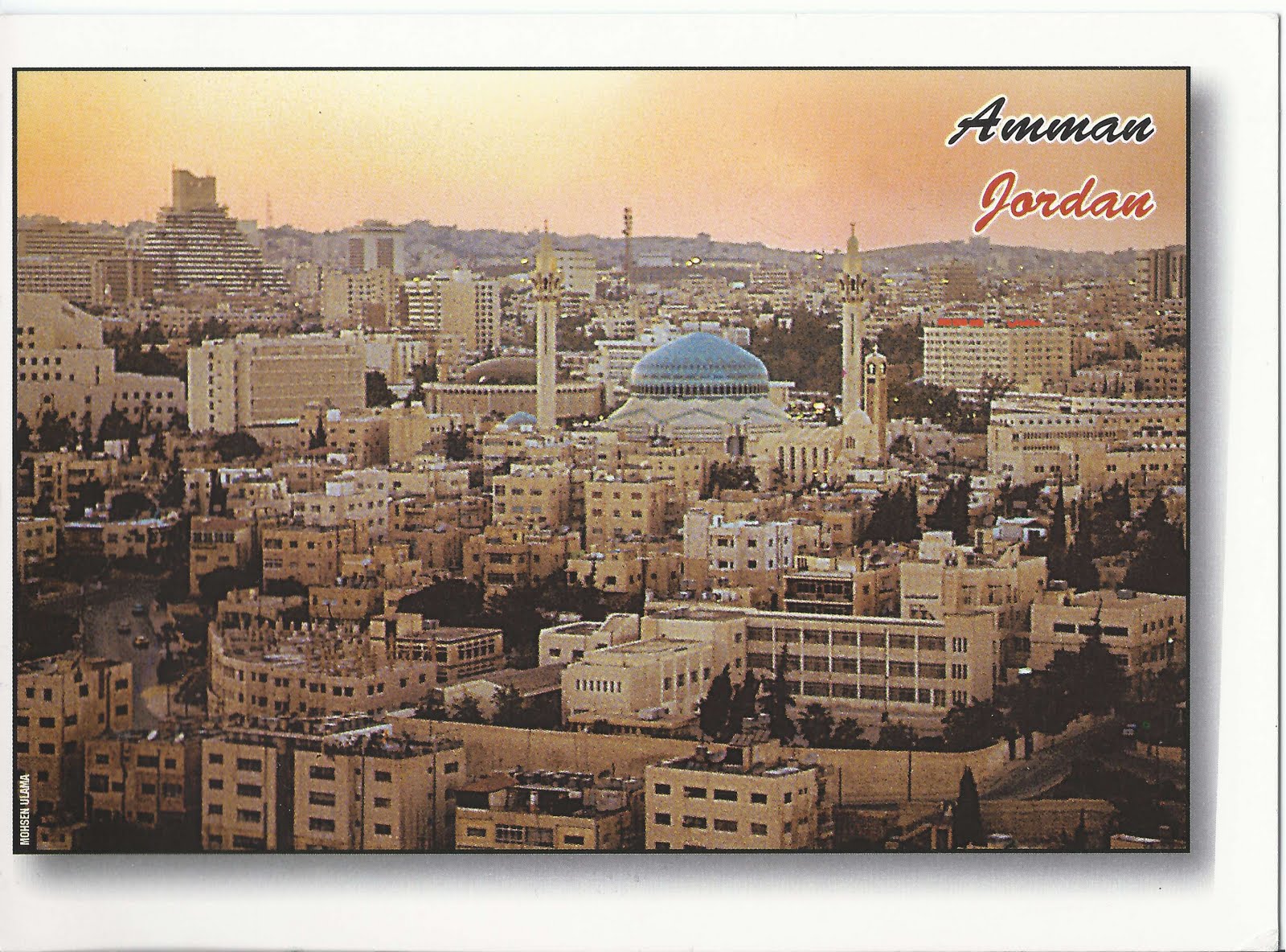 A Journey of Postcards: Amman, capital of Jordan