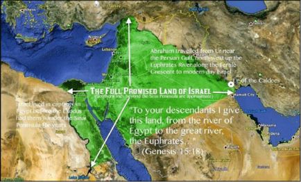 whistorybyrul: he green in this map is the Promised Land given by God ...