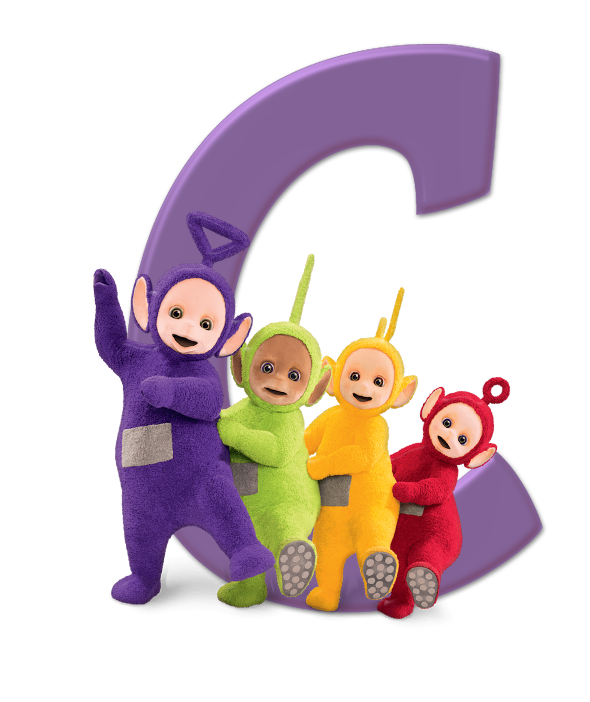 Blindada por Deus: Alfabeto decorativo Teletubbies
