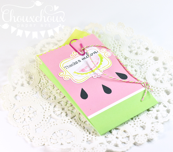 Lori Hairston: Watermelon Treat Bags and Cards + Printable and Video