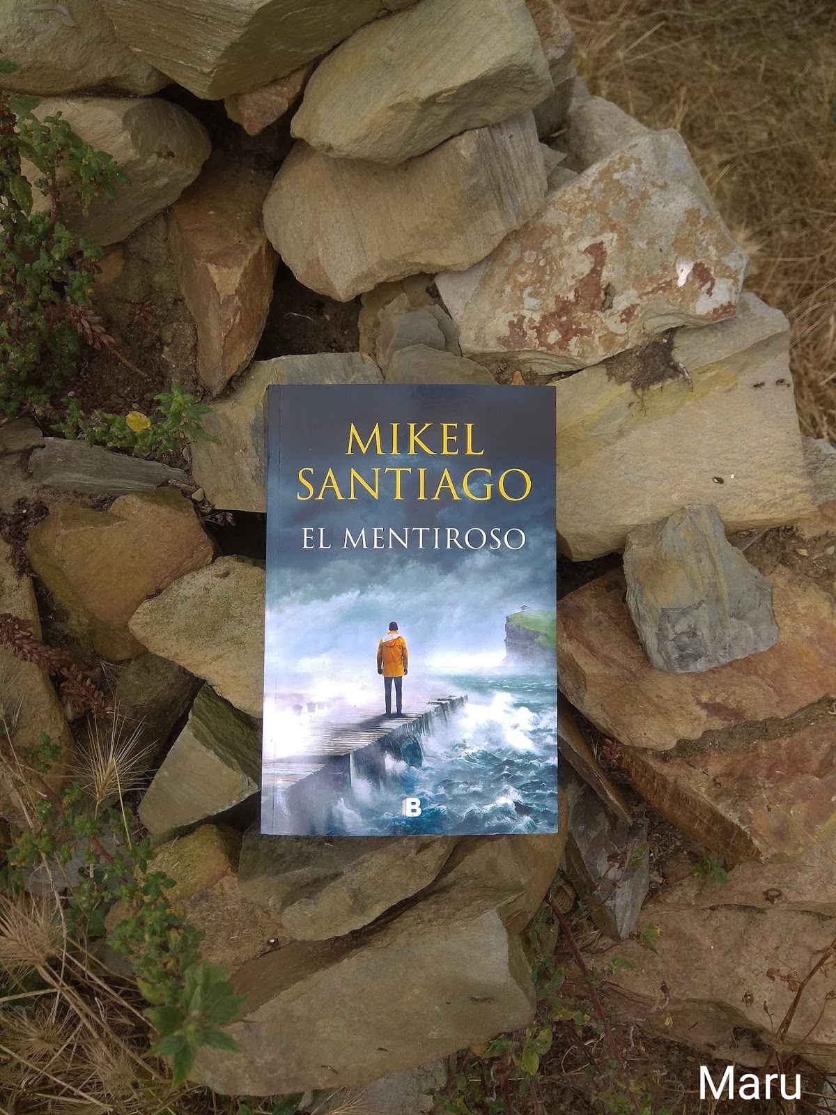 leyendo con Mar: El mentiroso de Mikel Santiago.