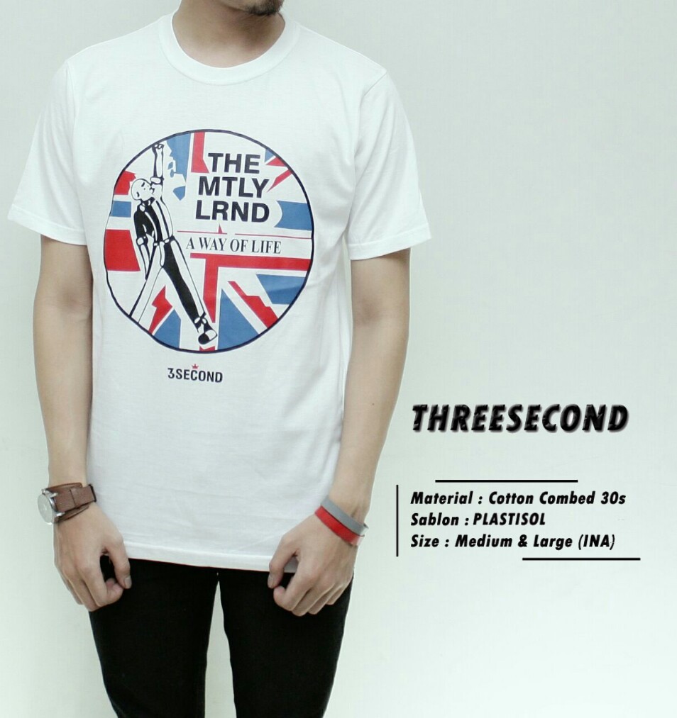 Kaos Distro 3 Second Bandung: Galeri Kaos 3Second Februari 2018