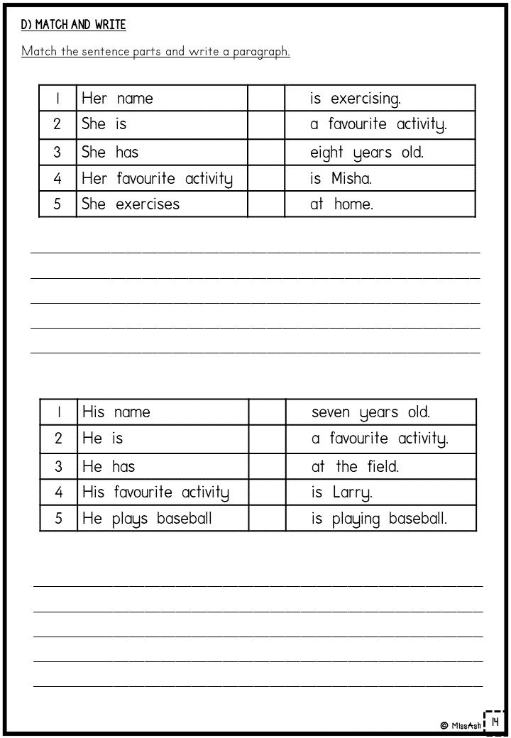 ASH THE TEACHER: Year 3 Step by Step Writing Module Part 1