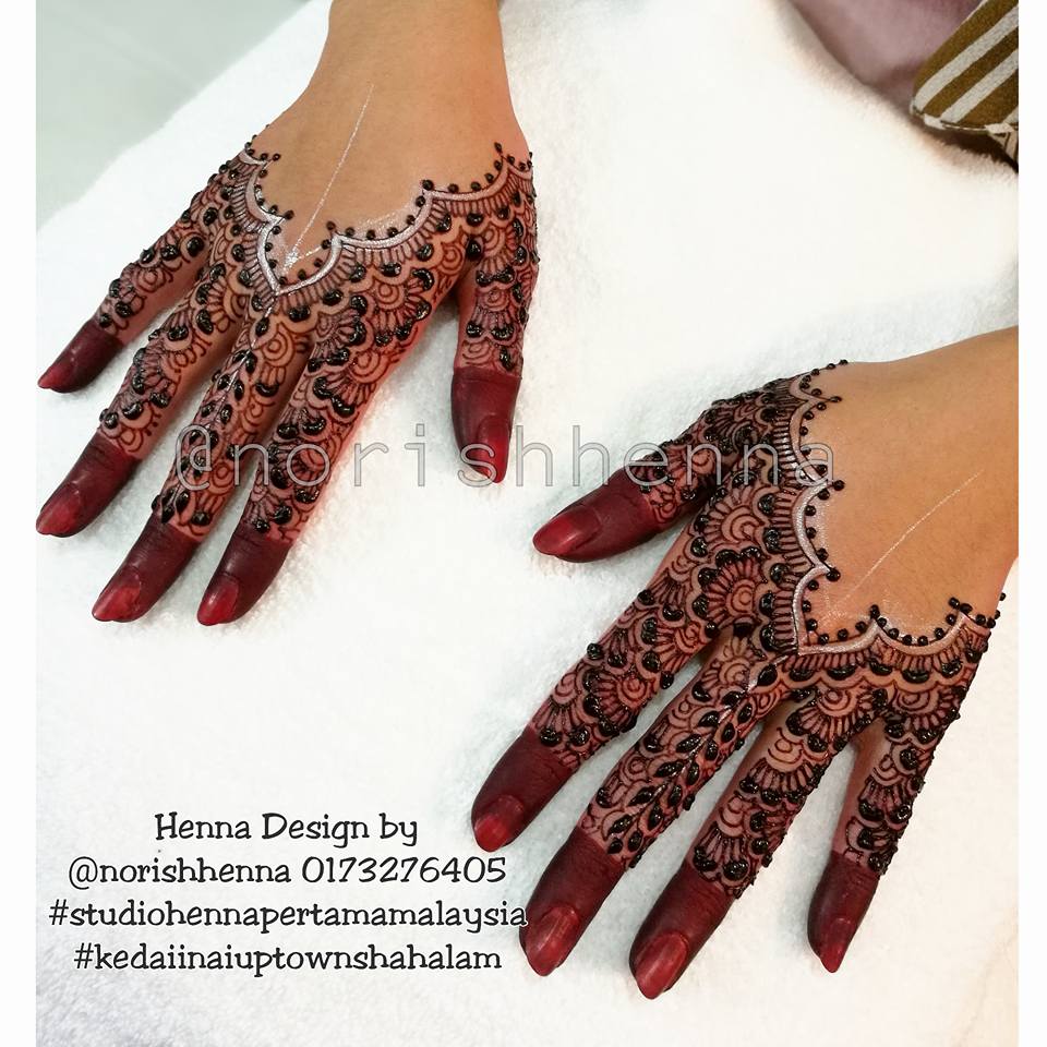 PERKHIDMATAN UKIRAN INAI PENGANTIN: INAI TANGAN PART 2