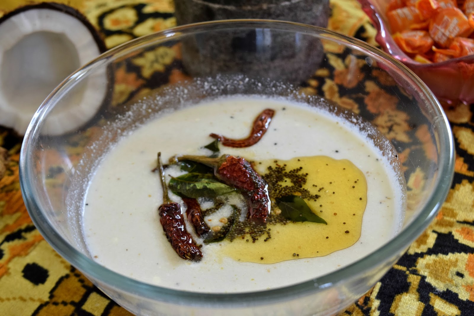 Poorni's Cookbook: Ginger Tambli/Tambuli ~~Recipes from South Canara