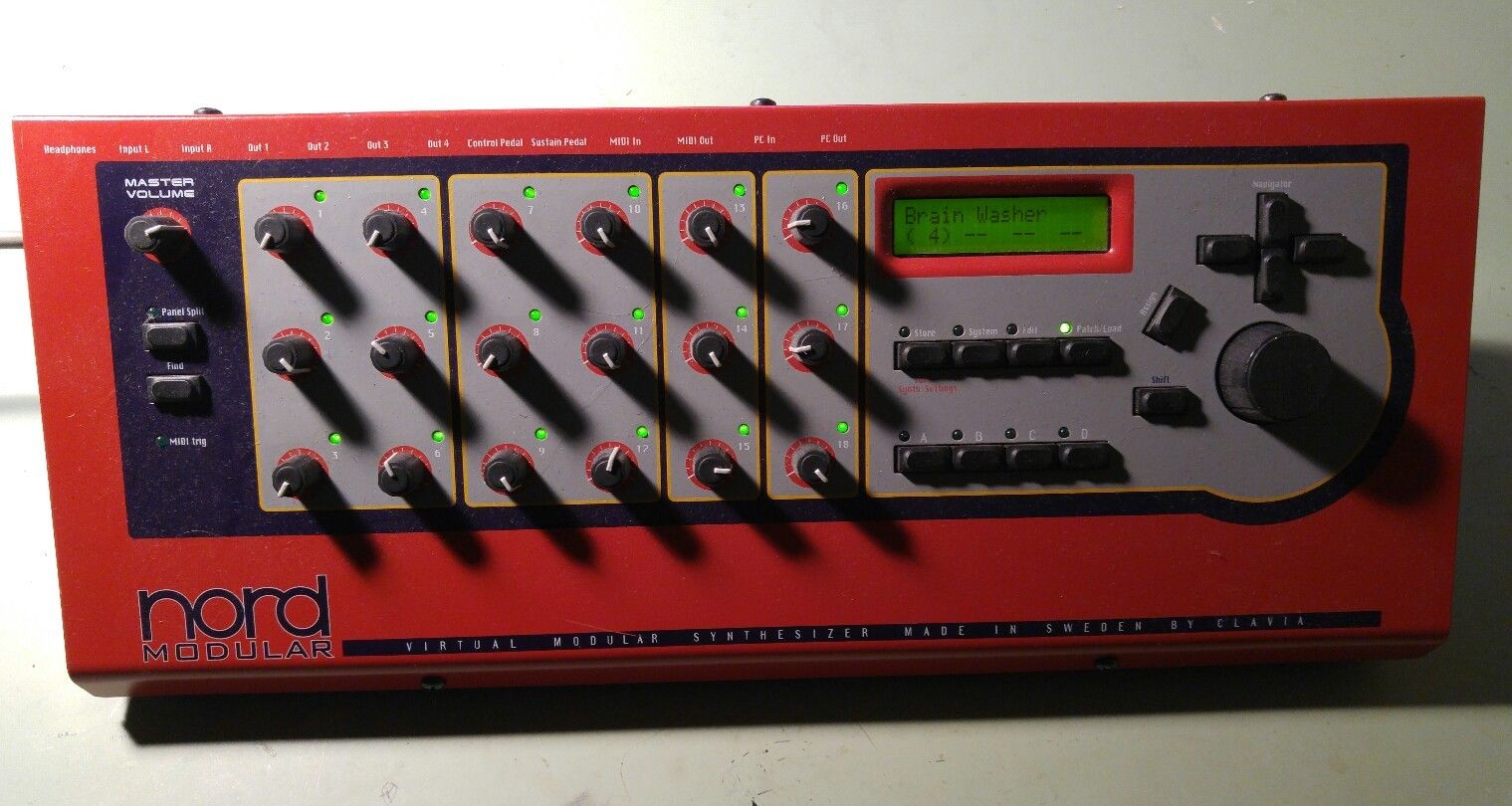 MATRIXSYNTH: CLAVIA NORD MODULAR G1 RACK SYNTH