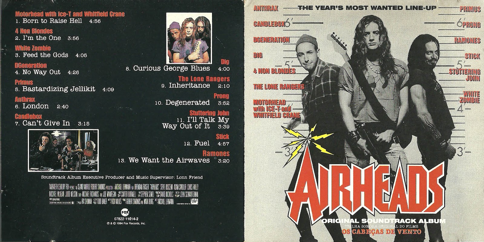 Deja Vu Do Rock: Filme: "Os Cabeças de Vento" (Airheads)