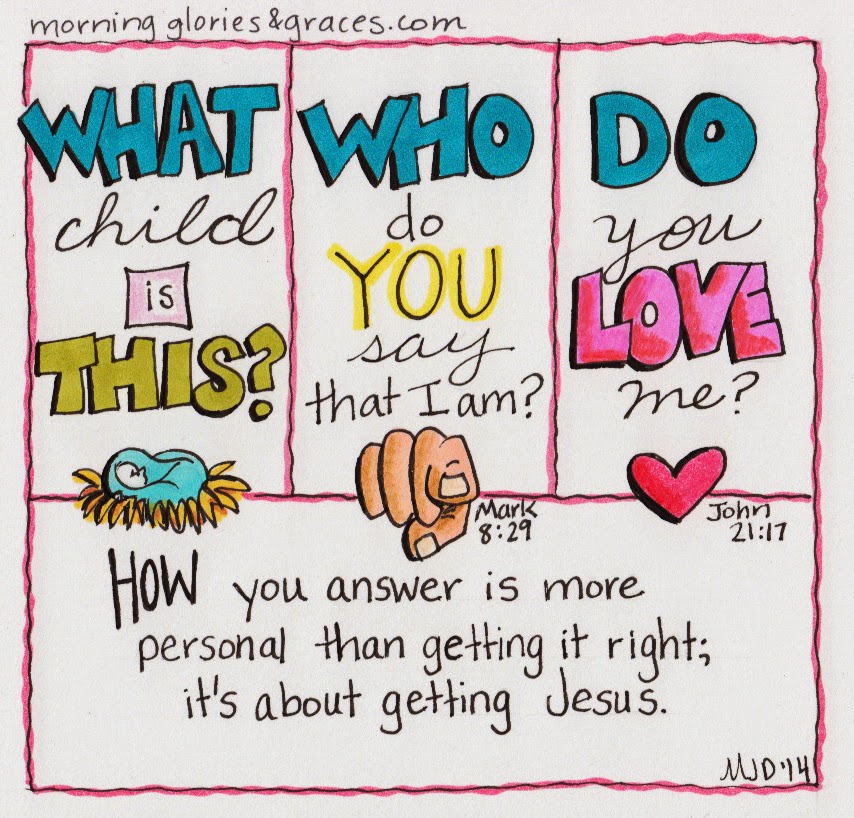 Morning Glories and Graces: Getting Jesus