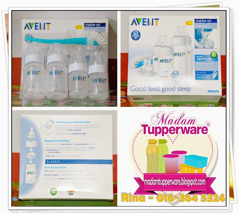 madam tupperware: Philips Avent Newborn Classic Starter Set