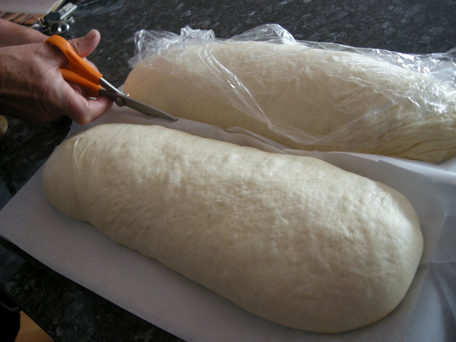Kitchens Are Monkey Business: Rosie Makes Filone. It's Bread.
