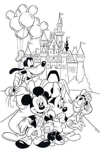81 Easy Coloring Sheet Disney
