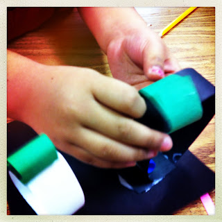 ChumleyScobey Art Room: Paper Cylinder Sculpture