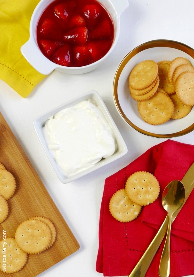 Cream Crackers Toppings