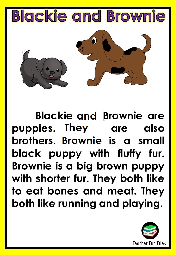 Teacher Fun Files: English Reading Material for Kids