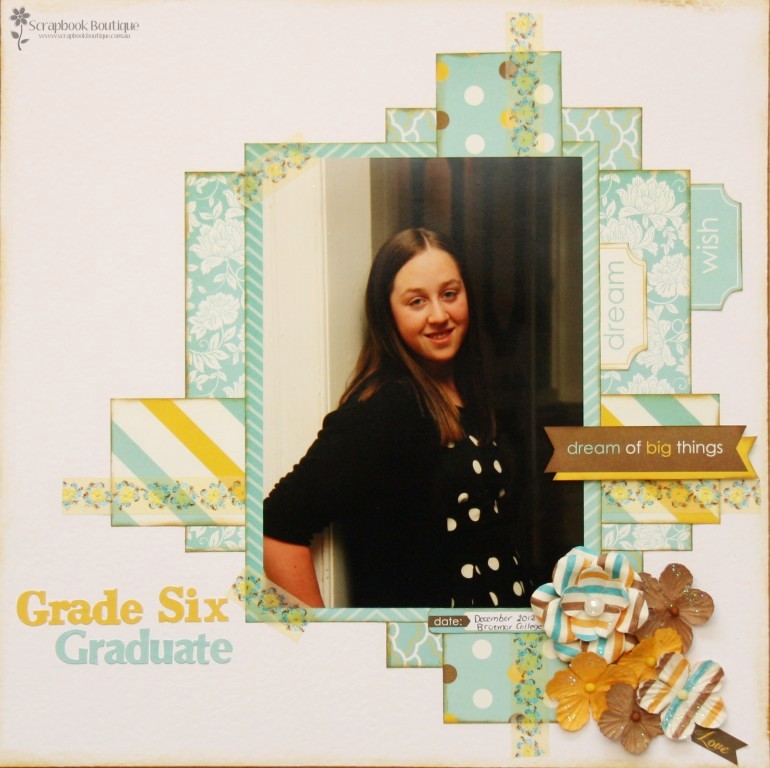 Scrapparazzi: "Grade Six Graduate" Tutorial