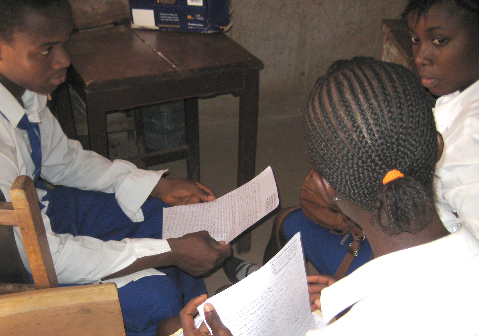 The Sentinel English Language Institute: Conferencing at Sengbe Pieh