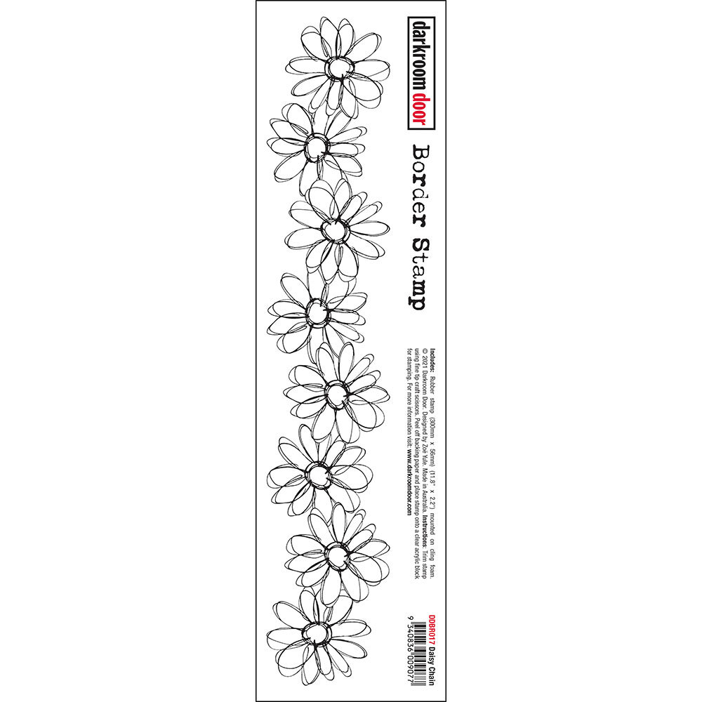 crafty goodies: Daisy Chain Border Stamp by Darkroom Door~
