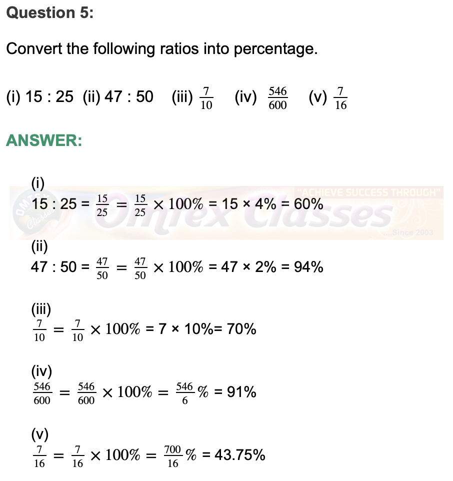Education: Practice set 4.1, Chapter 4 - Ratio And Proportion ...