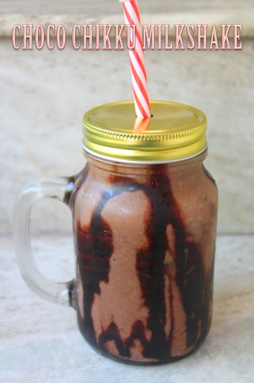 Chikku Chocolate Milkshake Recipe