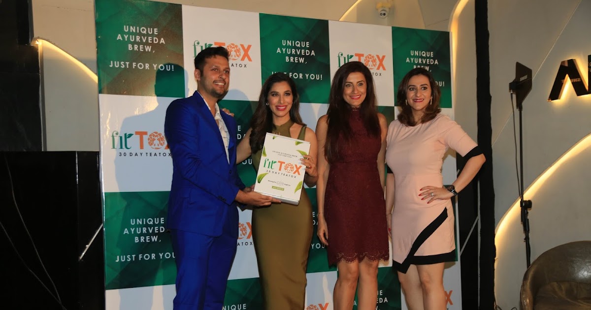 SPIRIT OF MUMBAI: Sophie Choudry launches FitTox tea at SoBo's plush ...