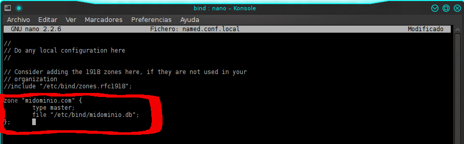 Instalacion y Configuracion de BIND9 en Debian Jessie