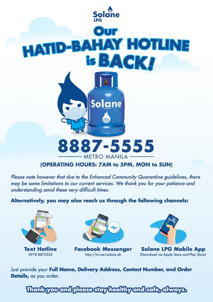 Manila Shopper: Solane continues Delivery Services amid Lockdown