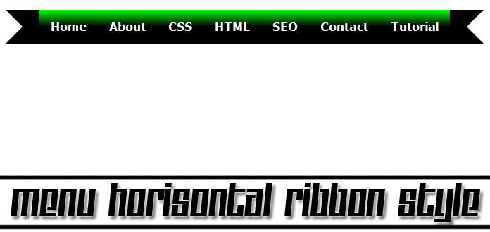 Membuat Menu Horisontal Ribbon Style CSS3 di Blog | Blog Mas Andes