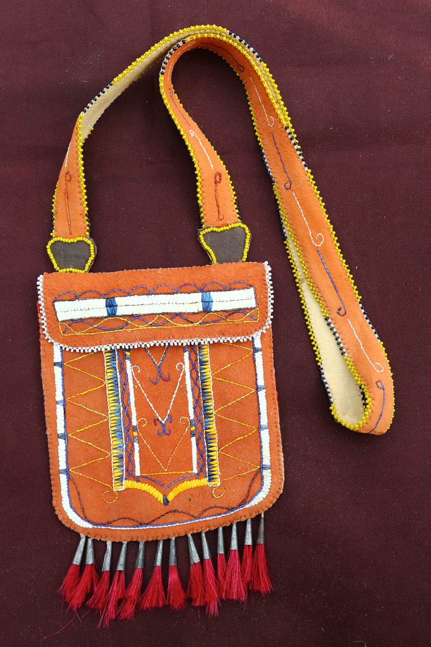 Contemporary Makers: Woodland Indian Porcupine Quill Bag by Peter Stahl