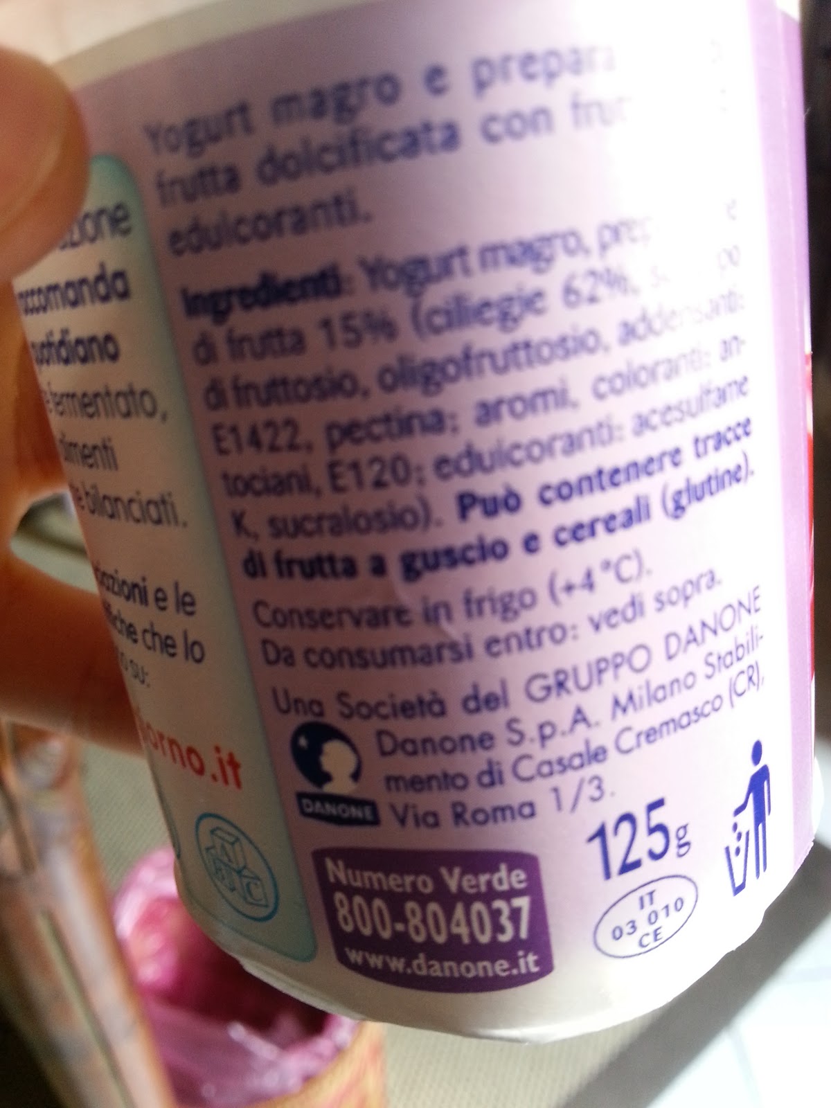 Nutrizionismi: Colorante E120