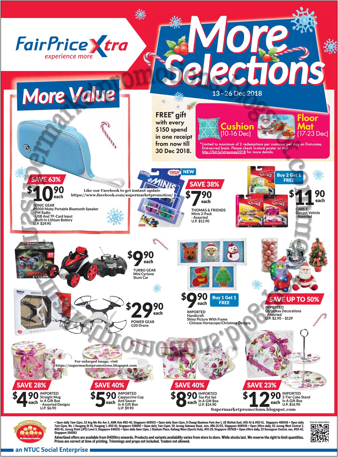 NTUC FairPrice Xtra Xmas Gift Ideas 13 - 26 December 2018 ~ Supermarket ...