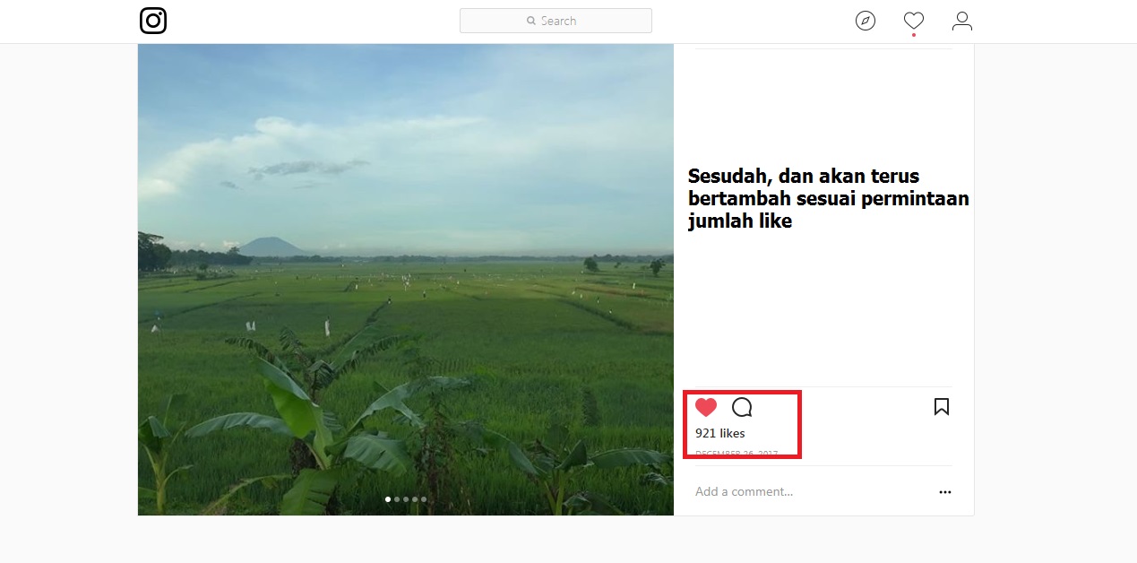 Cara Mendapatkan Like Banyak di Instagram Tanpa Ribet Gratis - Lebersia Blog's