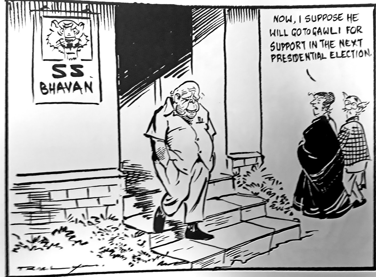 R.K. Laxman's Cartoons: T.N. Seshan - Chief Election Commissioner