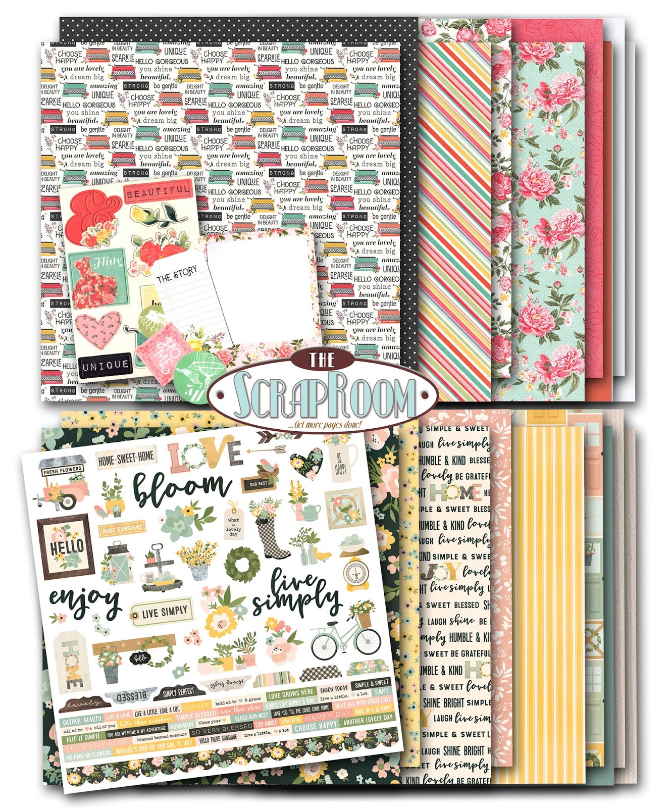 The ScrapRoom Blog: April Recipe Card Layouts