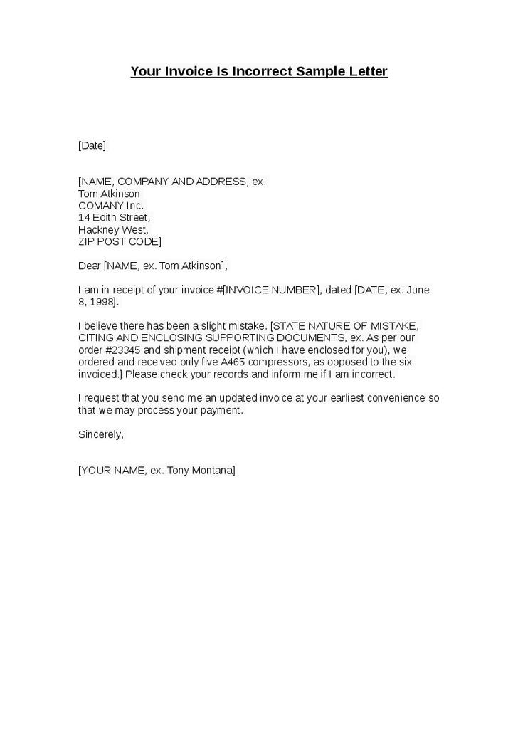 Invoice Letter Template ~ Resume Letter