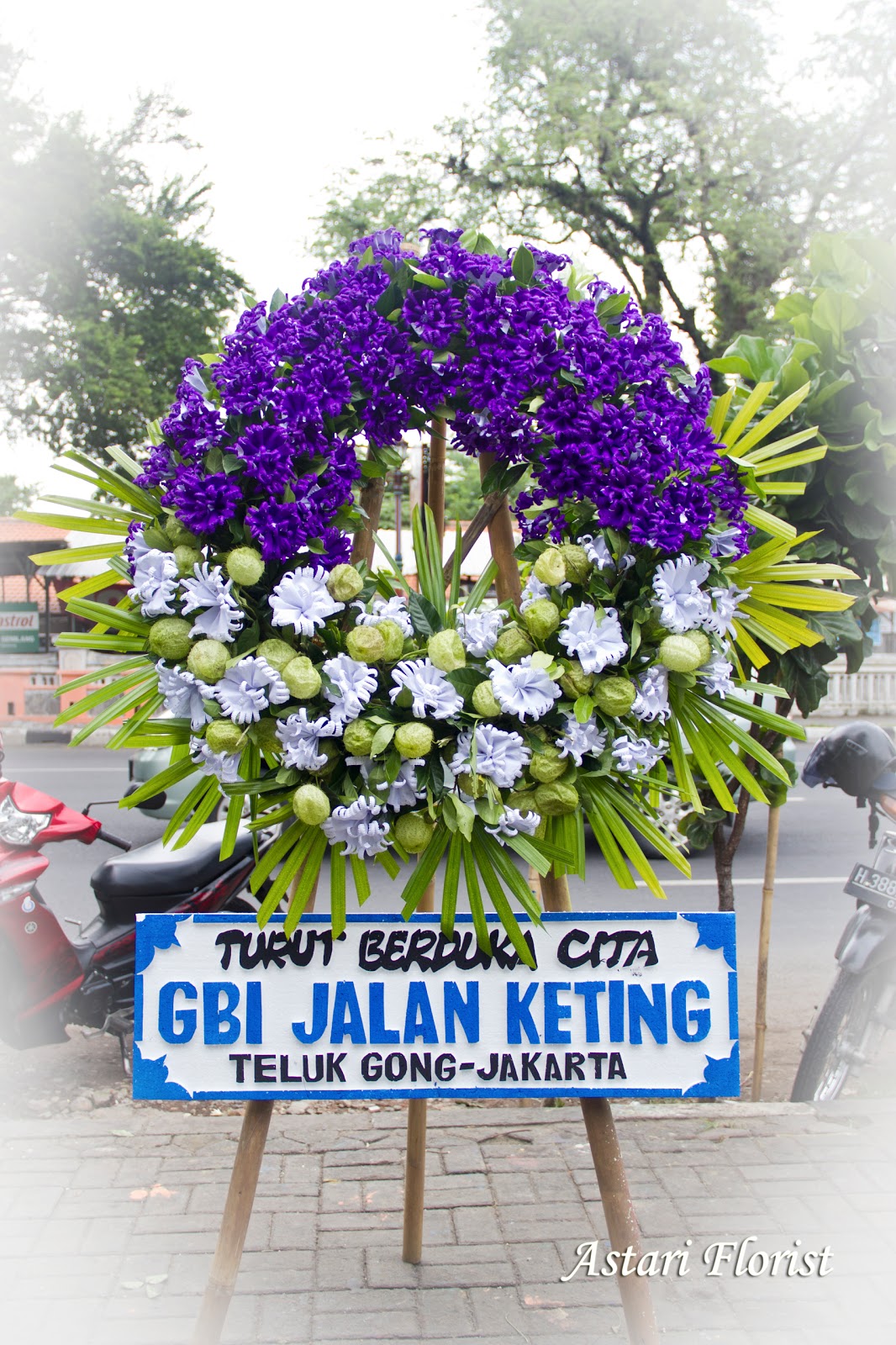 Astari Florist Semarang: Rangkaian Bunga Krans Duka Cita #15