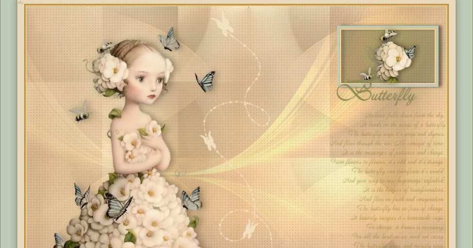 Louise Pause Psp : BUTTERFLY (tuto 464 de Karin)