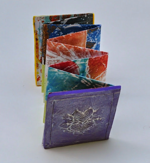 Art with Kids: Polymer Clay Book Covers for Handmade Accordion Book