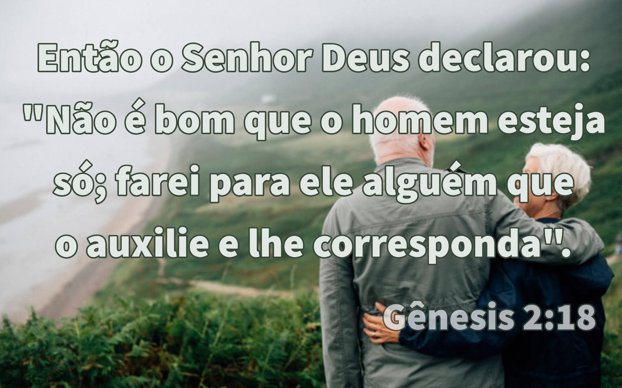 mensagens: Versículo Bíblico - Gênesis 2:18