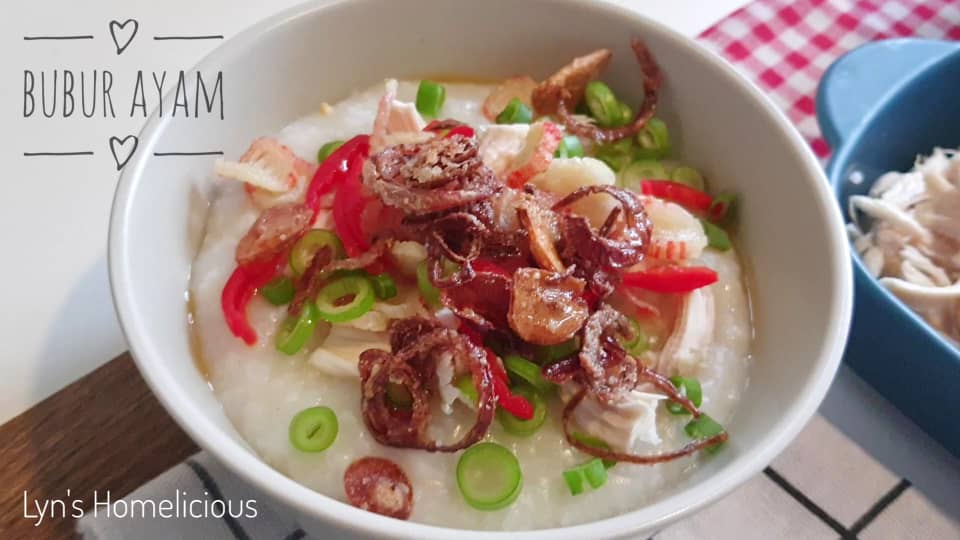Bubur Ayam Ala McD Yang Sedap | McD's Style Chicken Porridge | LYN'S ...