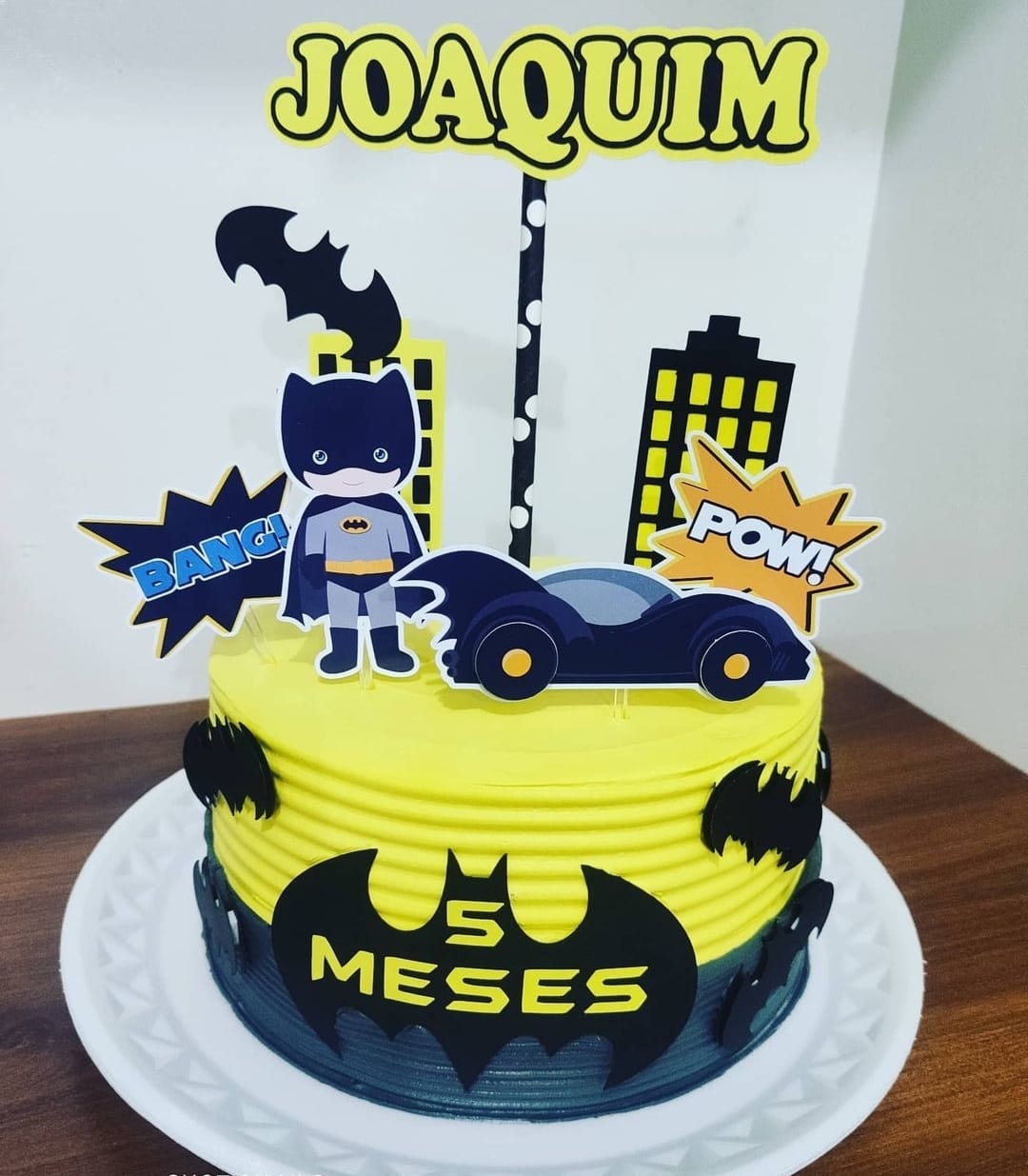 Justino Cakes : Bolo Mesversário do Batman