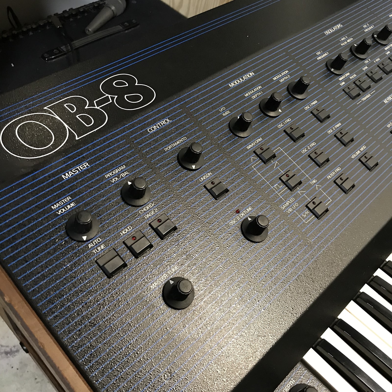 MATRIXSYNTH: Oberheim OB-8 Vintage Polyphonic Synthesizer Fully ...