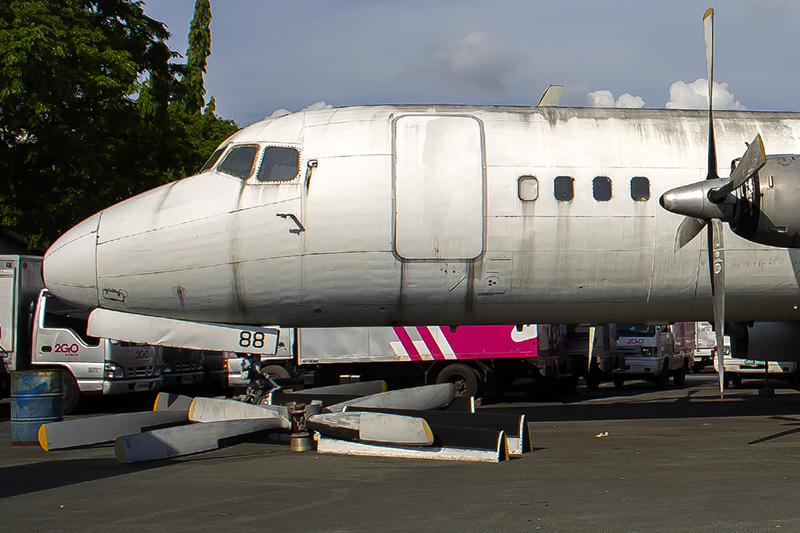 Under the leftbase: NAMC YS-11A-500 RP-C3585 / YS-11A-200 RP-C3588