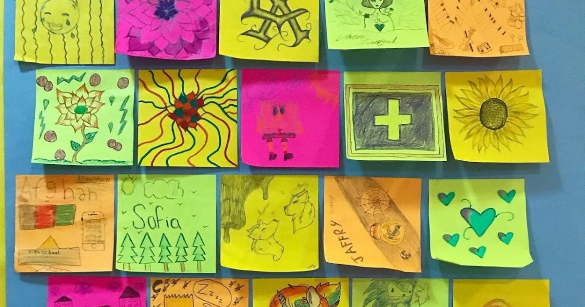 Sticky Note Art