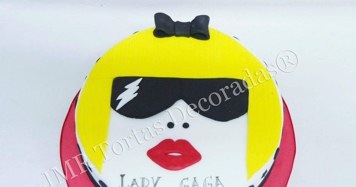 Lady gaga torta, cupcakes | JMR Tortas Decoradas