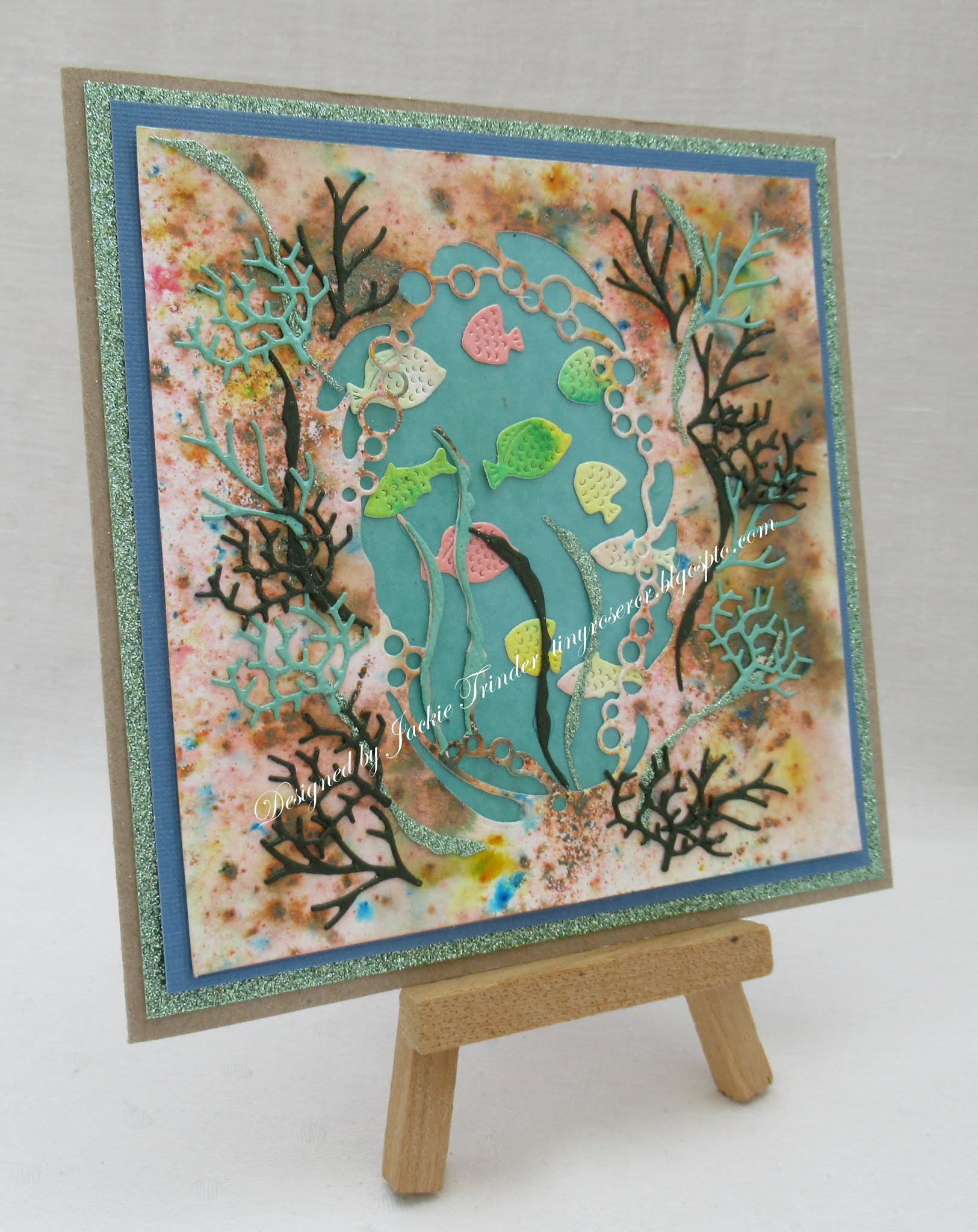 Tinyrose's Craft Room: Under the Sea themed Card
