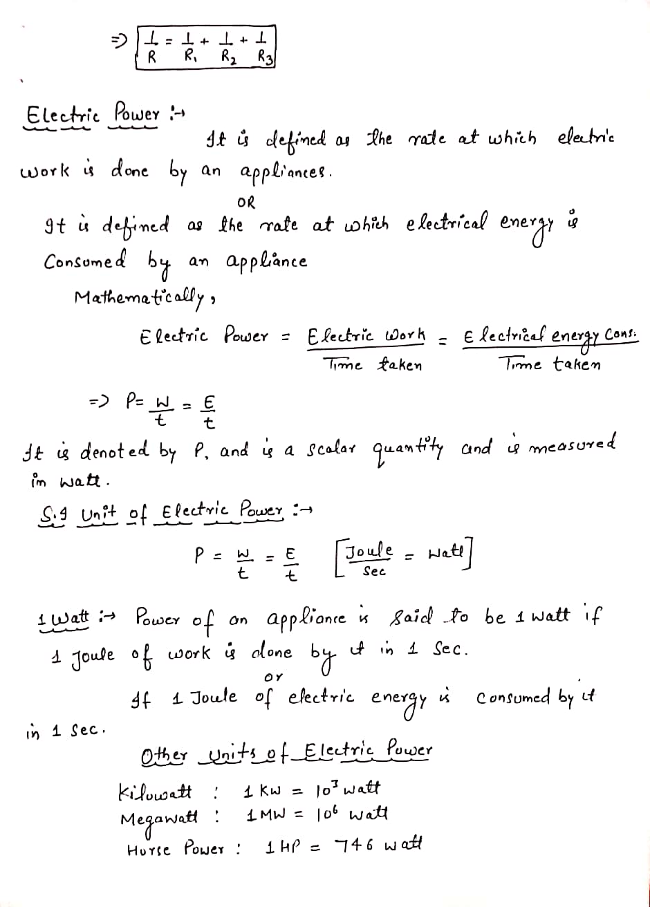 Electricity || Class 10th Science || NCERT Solution || NDJ Tuition